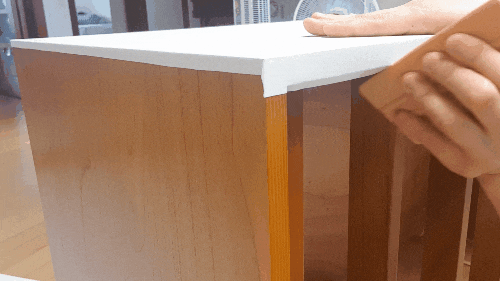 시트지로 서랍장 리폼하기 깔끔하게 잘 붙이는 Tip 오늘의집 고수들의 꿀팁 라이프스타일 슈퍼앱 오늘의집