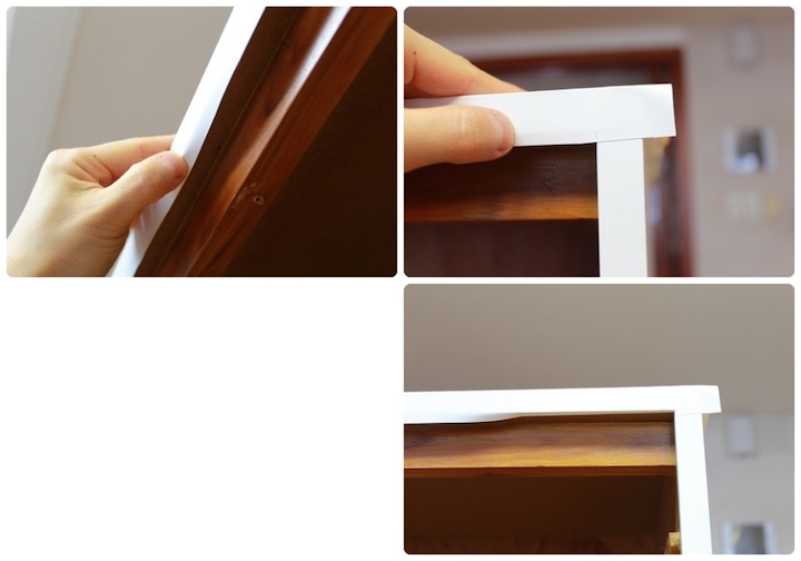 시트지로 서랍장 리폼하기 깔끔하게 잘 붙이는 Tip 오늘의집 고수들의 꿀팁 라이프스타일 슈퍼앱 오늘의집