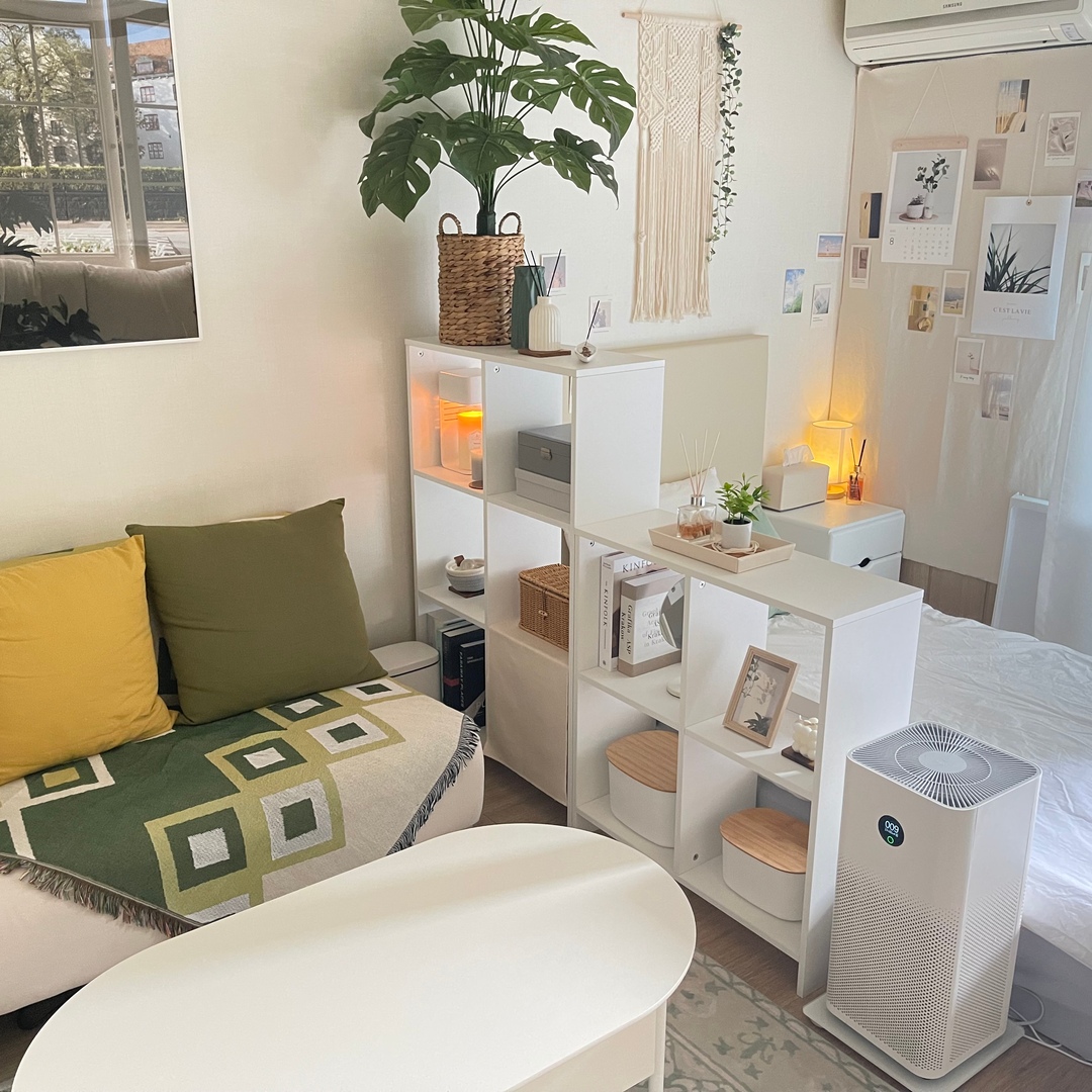 알록달록한 패턴으로 개성있게 실용적인 원룸 인테리어 라이프스타일 슈퍼앱 오늘의집