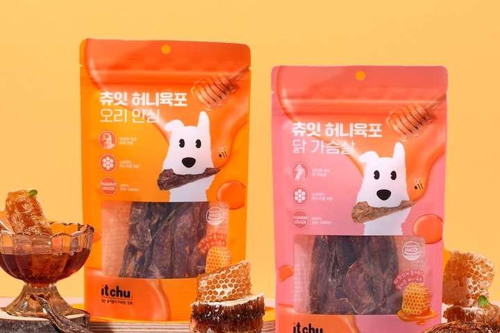 강아지 사료·간식 츄잇 허니육포 맛 2종 Set 닭오리 강아지 수제간식 오늘의집 쇼핑