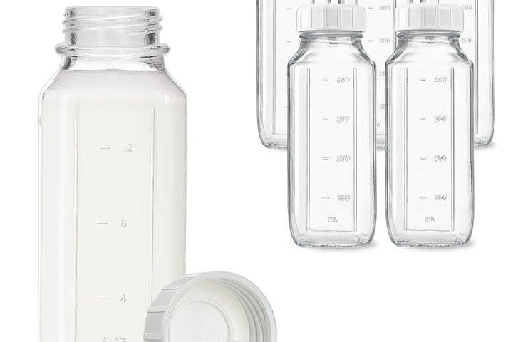 밀폐용기·반찬통 미르 사각 밀폐 갤런 눈금 유리병 500ml 6p 예쁜유리병 주스병 오늘의집 쇼핑