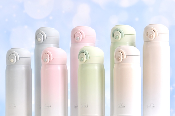 텀블러·빨대·컵소품 Diyou 보온력 우수 신제품 원터치 손잡이형 보온병스텐316 500ml 오늘의집 쇼핑
