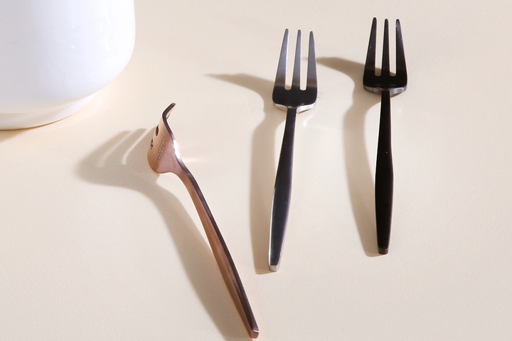 스푼·포크·나이프 티타늄 커트러리 양식기 카페 브런치 티포크 오늘의집 쇼핑