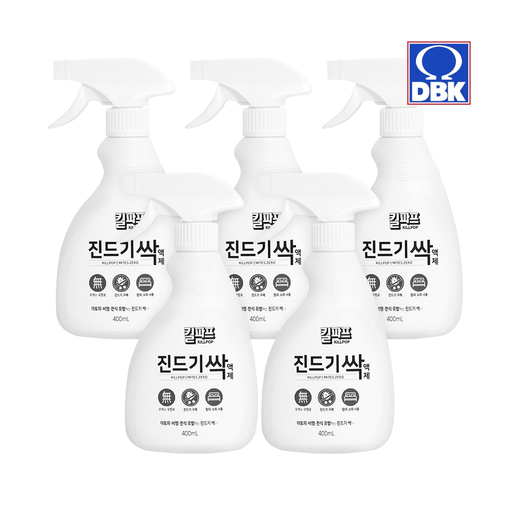 기타살충·방충제 진드기 싹 퇴치제액체 400ml 5개 오늘의집 쇼핑
