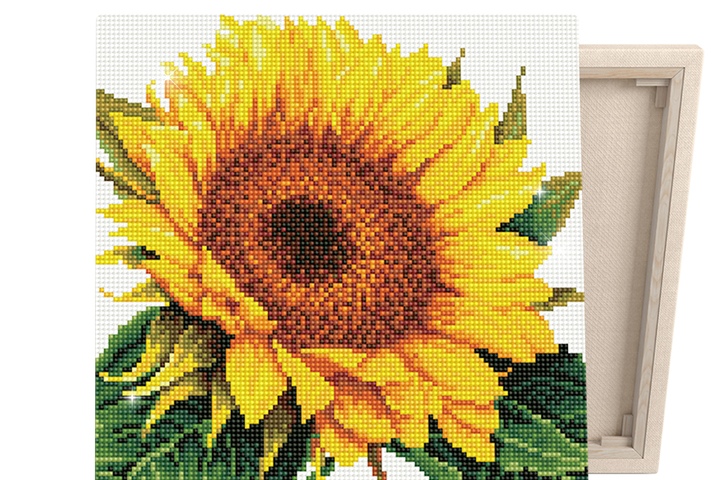 Diy보석십자수 Diy캔버스형 보석십자수 30x30cm 해바라기 꽃 오늘의집 쇼핑