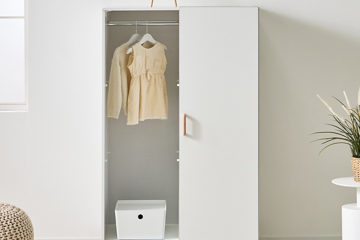 옷장 > 모모 800 E0 단문형 옷장(행거,선반) | 오늘의집 쇼핑