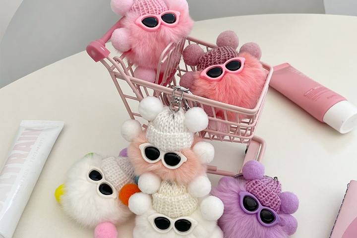 기타디자인용품 15colors 포포 키링 가방 열쇠 고리 파우치 에어팟 우정 선물 오늘의집 쇼핑