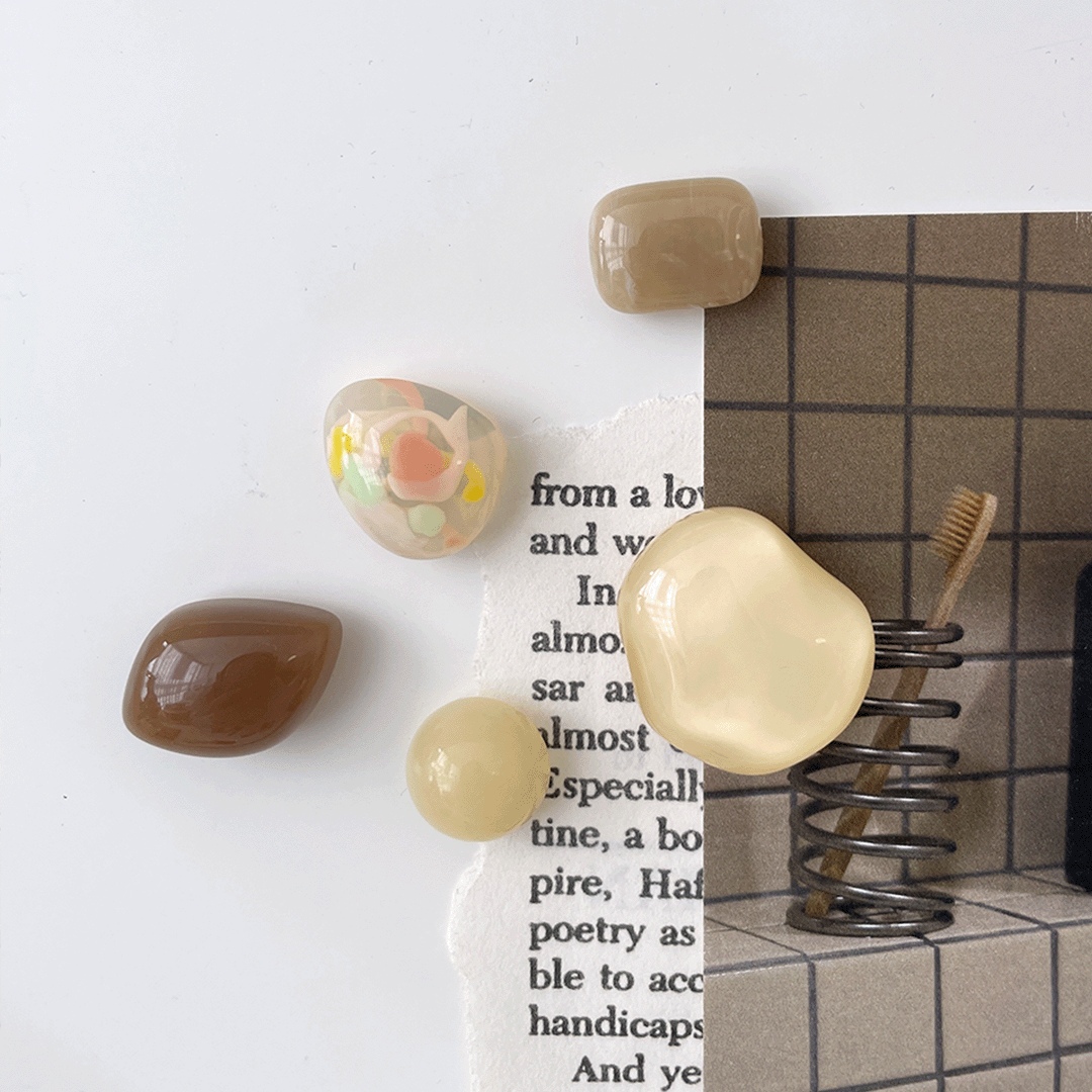 마그넷·도어벨 옐로우크런치 마그넷 5p Set 마그네틱 냉장고자석 오늘의집 쇼핑