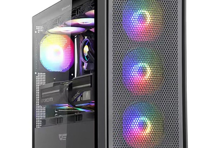 Pc주변기기 미들케이스 Drx90 Mesh Rgb 강화유리 블랙 오늘의집 쇼핑