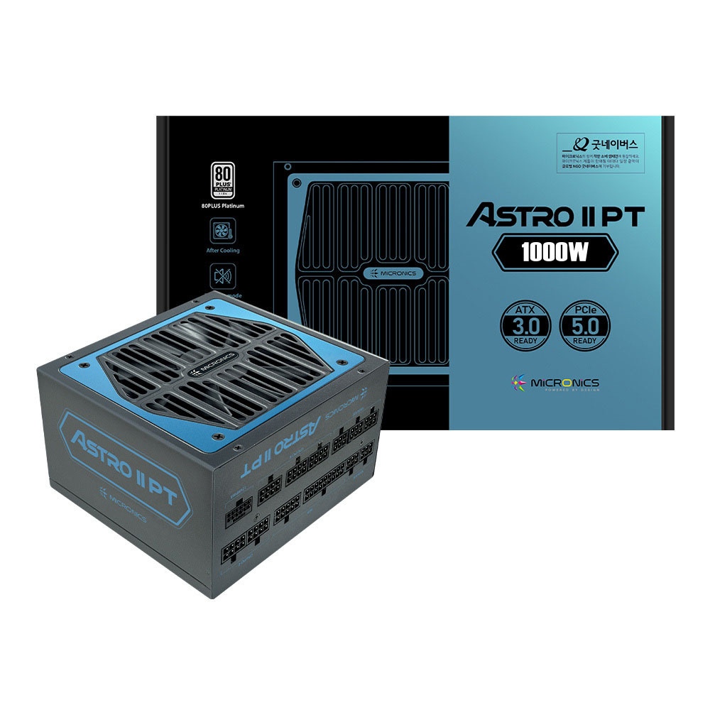 PC주변기기 > 파워 ASTRO II PT 1000W 80PLUS 플래티넘 풀모듈러 ATX3.0 | 오늘의집 쇼핑