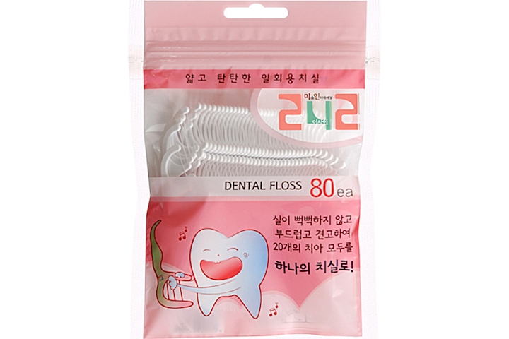 치실·치간칫솔 242 성인용 일회용치실 80px5개 오늘의집 쇼핑