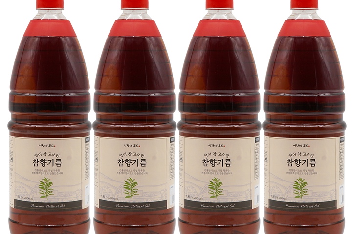 오일·식초·꿀 이장네향이 참 고소한 참향기름18l4개 오늘의집 쇼핑