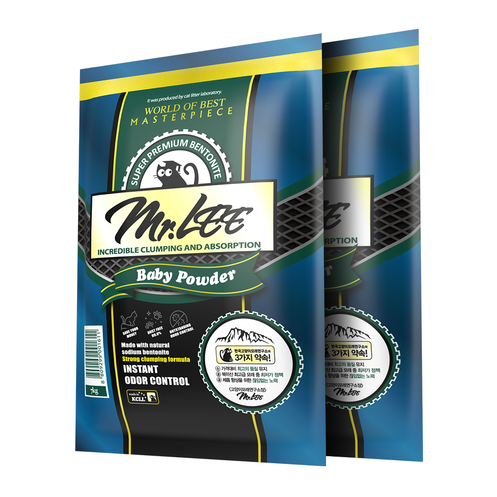 고양이 위생·배변 > 미스터리(Mr.Lee) 베이비파우더향 7kg 2포 | 오늘의집 쇼핑