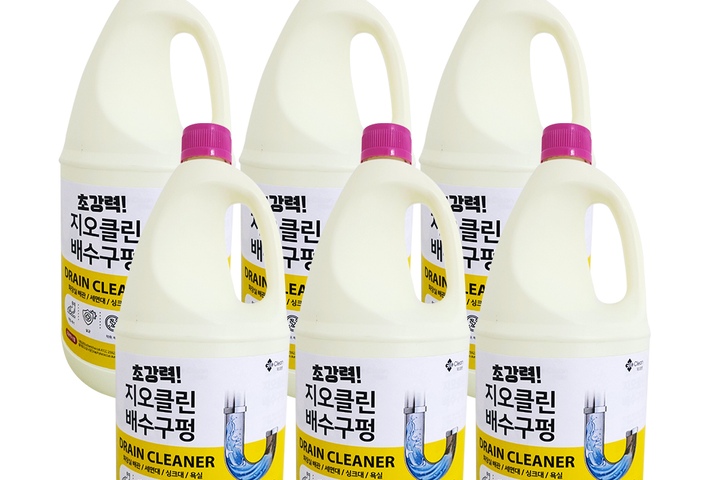배수구세정제 배수구펑 2l X 6입 배수구클리너 악취제거 부식방지 오늘의집 쇼핑
