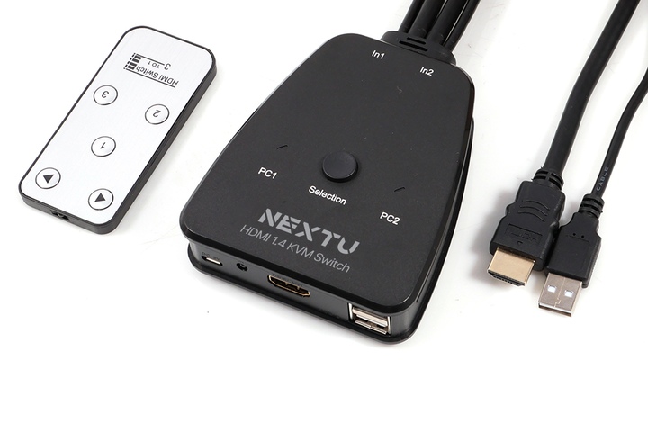 Pc주변기기 6902ksw 2x1 Usb Hdmi 케이블일체형 Kvm 스위치 14m 오늘의집 쇼핑