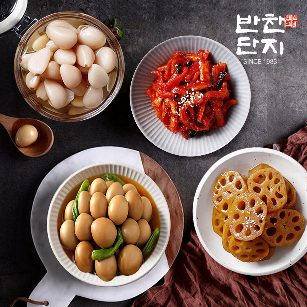 반찬·장류 꽈리고추메추리알장조림 1kg알마늘 1kg연근조림 1kg무말랭이 1kg 오늘의집 쇼핑