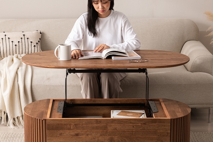 거실·소파테이블 > [국내제작] 어반 템바보드 원목 리프트 테이블 1200 | 오늘의집 쇼핑