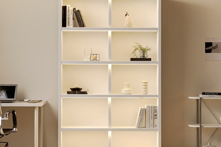 책장 > 미오 LED 조명 수납 36T 5단 책장 1200 | 오늘의집 쇼핑