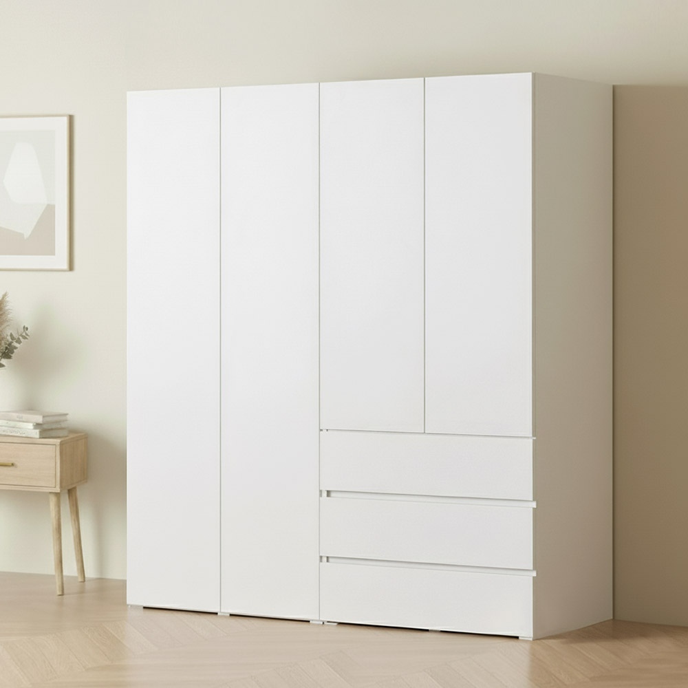 옷장 > 피트 원터치 원룸 행거 옷장 세트 1600 (싱글+3단서랍) | 오늘의집 쇼핑