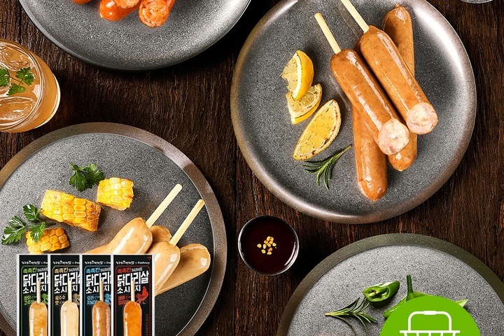 떡볶이·튀김·분식 누구나홀딱반한닭 촉촉칸 닭다리살 소시지 4종 30팩 오늘의집 쇼핑
