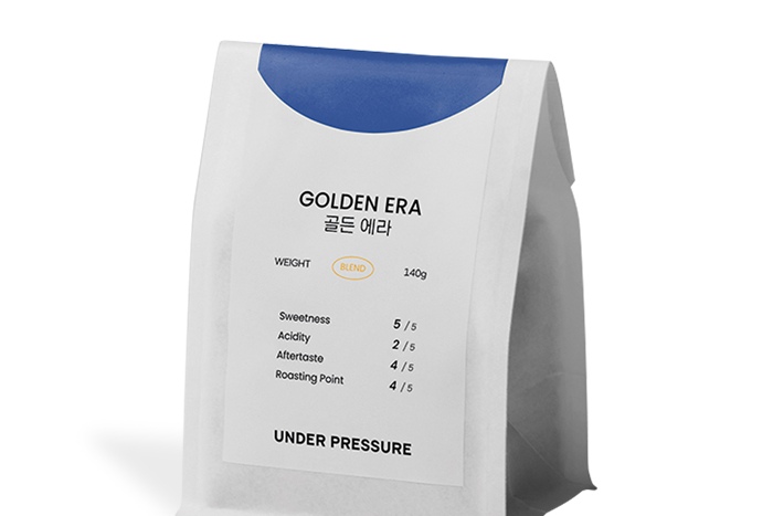 커피원두 언더프레셔 골든에라 블렌드 140g 오늘의집 쇼핑