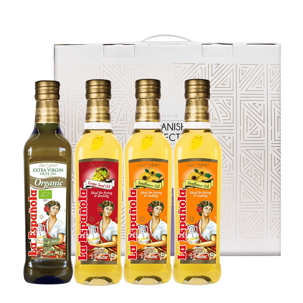 오일·식초·꿀 유기농 엑스트라버진 올리브유 1병포도씨유 1병해바라기유 2병 500ml 선물세트 오늘의집 쇼핑