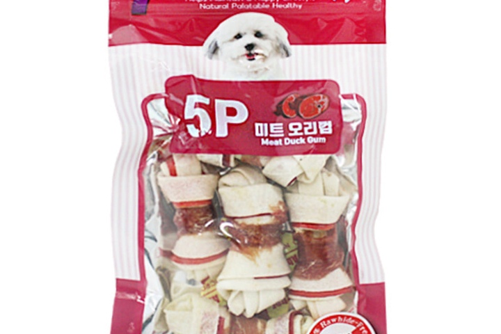 강아지 사료·간식 베게 강아지 오래먹는개껌 이갈이간식 미트오리껌 중형 5개입 오늘의집 쇼핑