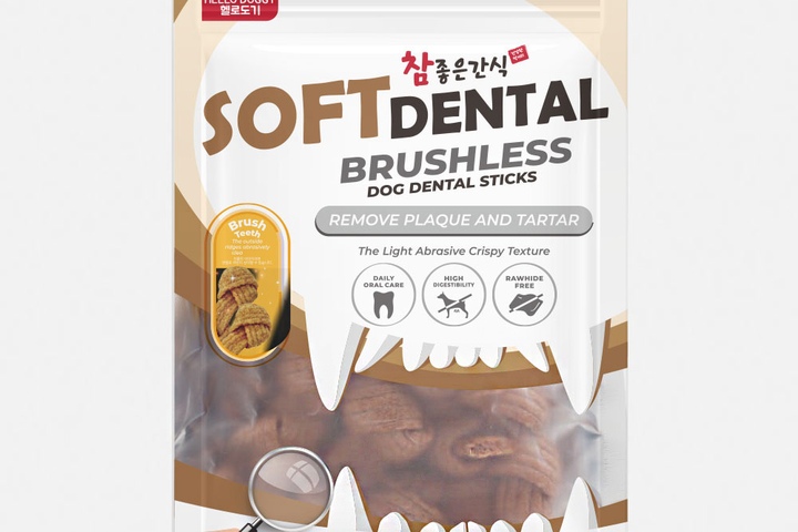 강아지 사료·간식 헬로도기 강아지덴탈껌 치석제거 소프트형 닭고기 덴탈본 10개입 오늘의집 쇼핑