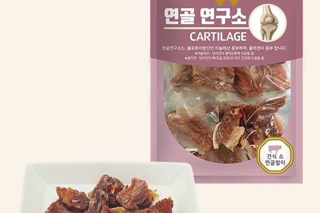 강아지 사료·간식 헬로도기 강아지건조간식 강아지육포 소고기 연골말이 100g 오늘의집 쇼핑