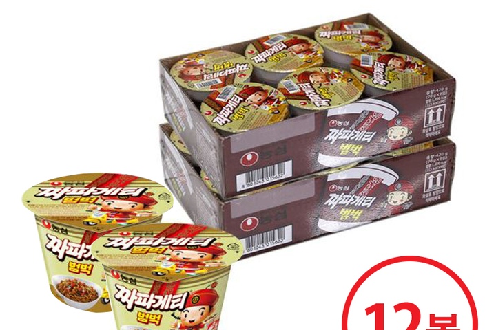 컵라면·봉지라면 짜파게티범벅 70g12개 오늘의집 쇼핑