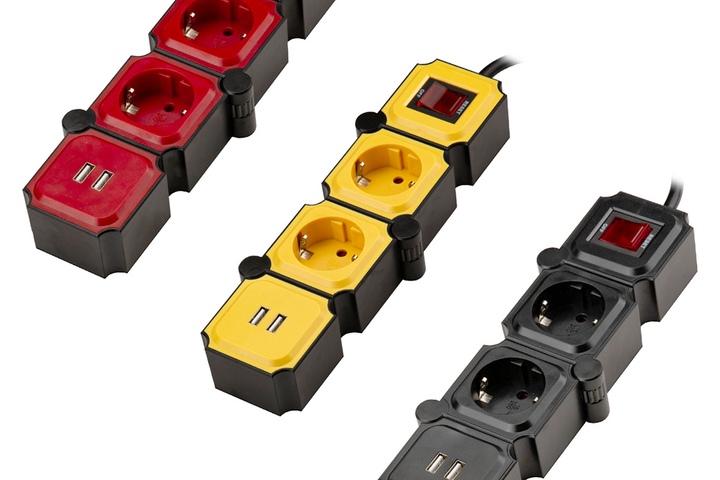 멀티탭·전기코드 2구usb24 테트리스 멀티탭 2구 Usb 50cm 15m 3m 5m 오늘의집 쇼핑