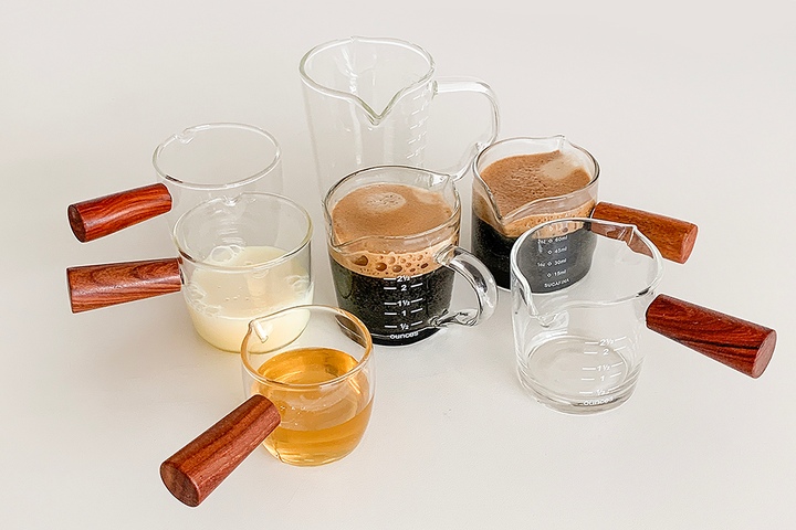 찻잔·커피잔 에스프레소샷잔 더블오프샷잔a 100ml 손잡이 커피샷잔 오늘의집 쇼핑
