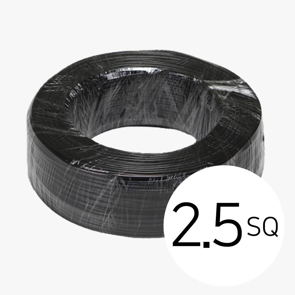 멀티탭·전기코드 > HIV 단선 흑색 2.5SQ 1m 전기선 전선 절단 케이블 | 오늘의집 쇼핑