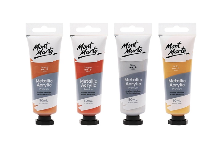 디자인문구 몽마르트 메탈 아크릴물감 50ml 오늘의집 쇼핑