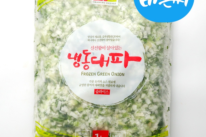 쌀·채소 냉동 대파 슬라이스 1kg 중국 오늘의집 쇼핑