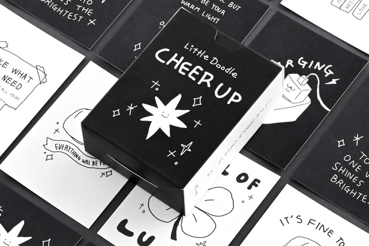 디자인문구 메세지카드 리틀두들 치얼업 En 오늘의집 쇼핑