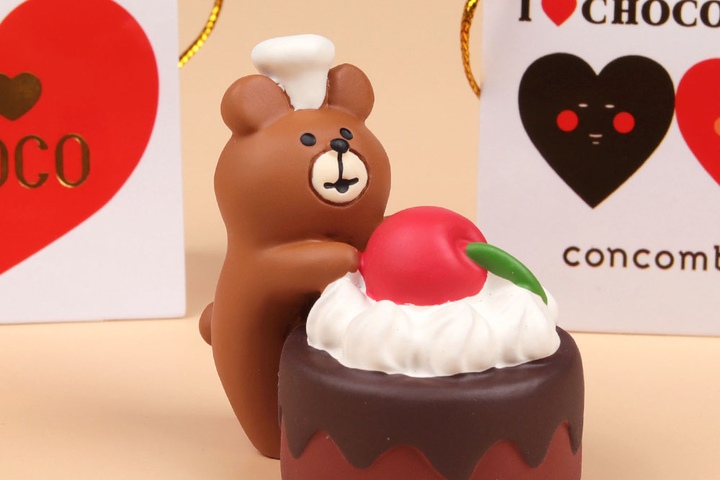 피규어·프라모델 Concombre 초콜릿케이크 아기곰 오늘의집 쇼핑