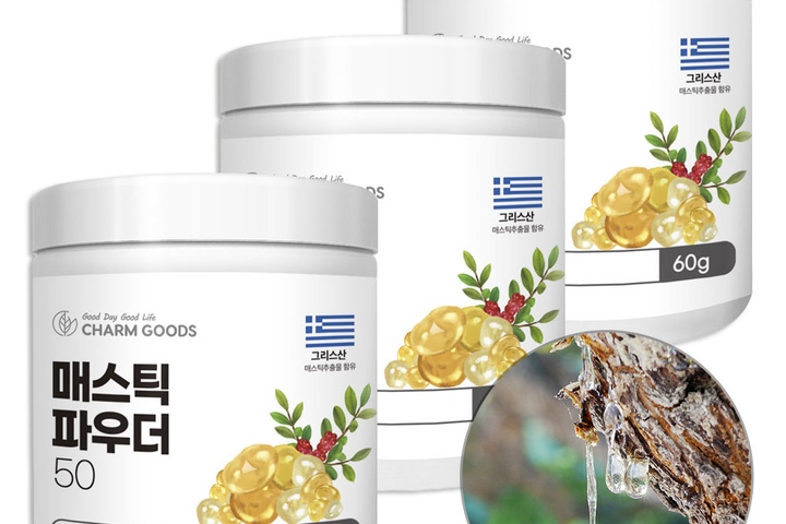 건강즙·환·영양식 매스틱 파우더 50 60g3팩 오늘의집 쇼핑