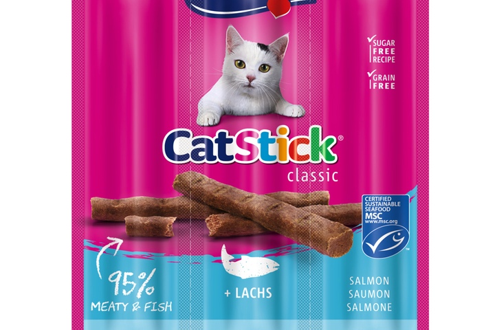 고양이 사료·간식 고양이 독일 간식 캣스틱 연어 3p 18g 오늘의집 쇼핑