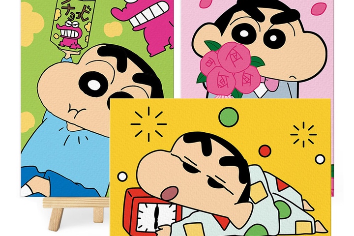 Diy명화그리기 Diy 그림 그리기 짱구는못말려 모음 10x15 오늘의집 쇼핑