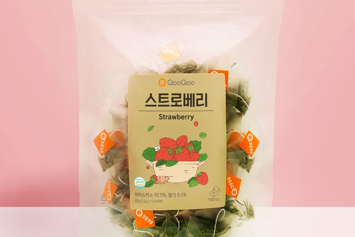 찻잎·티백·분말 쿠우쿠우 스트로베리 허브차 100티백 오늘의집 쇼핑