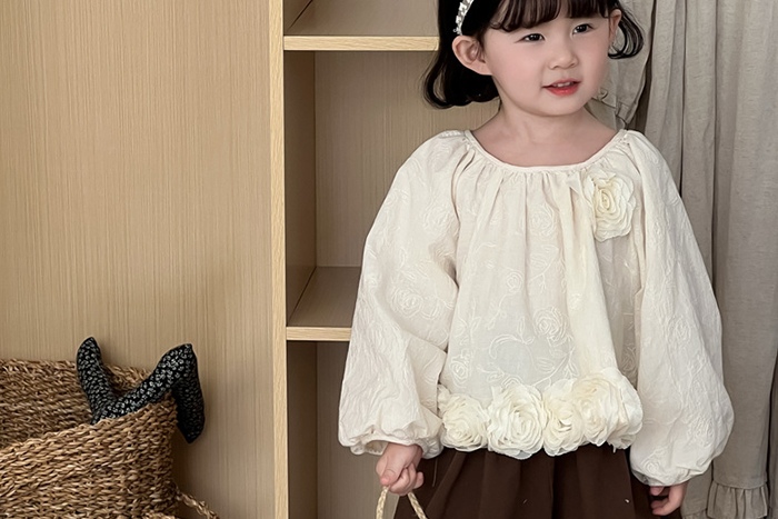 유아패션잡화 로즈 벌룬 셔링 블라우스 R13632 오늘의집 쇼핑