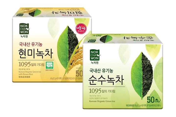 찻잎·티백·분말 유기농현미녹차 50티백유기농순수녹차 50티백 오늘의집 쇼핑