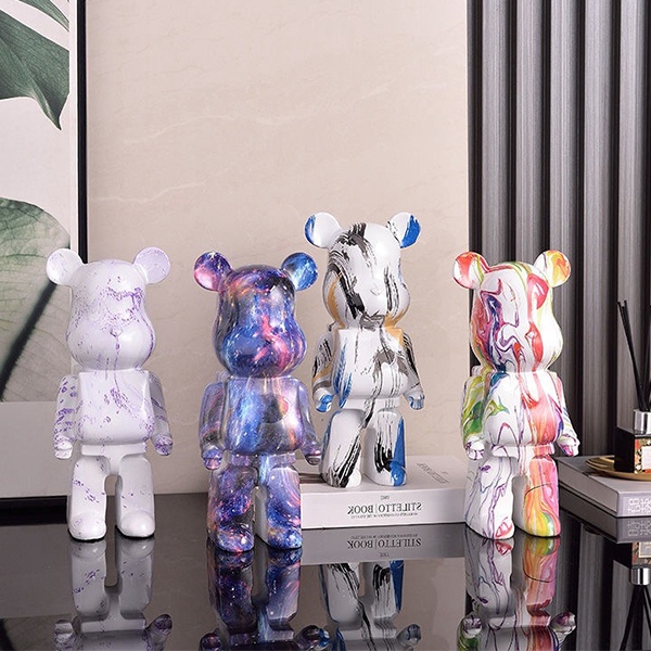 트레이·보석함 블록곰돌이 마블 피규어 오브제 곰돌이 저금통 미니어처 400 28cm 오늘의집 쇼핑