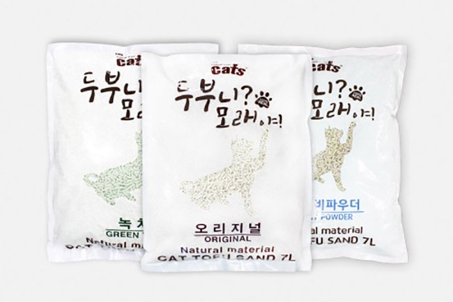 고양이 위생·배변 먼지없는고양이모래 고양이두부모래 고양이모레 7l X 6개세트 오늘의집 쇼핑