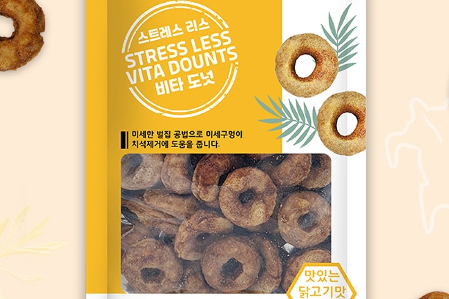 강아지 사료·간식 강아지스틱 애견간식 비타도넛 30p 닭고기 오늘의집 쇼핑