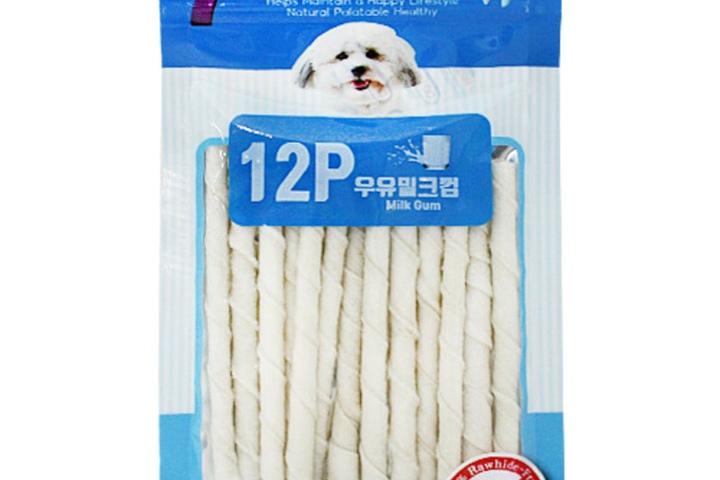강아지 사료·간식 베게 강아지우유껌 이갈이간식 우유밀크스틱 12p 오늘의집 쇼핑