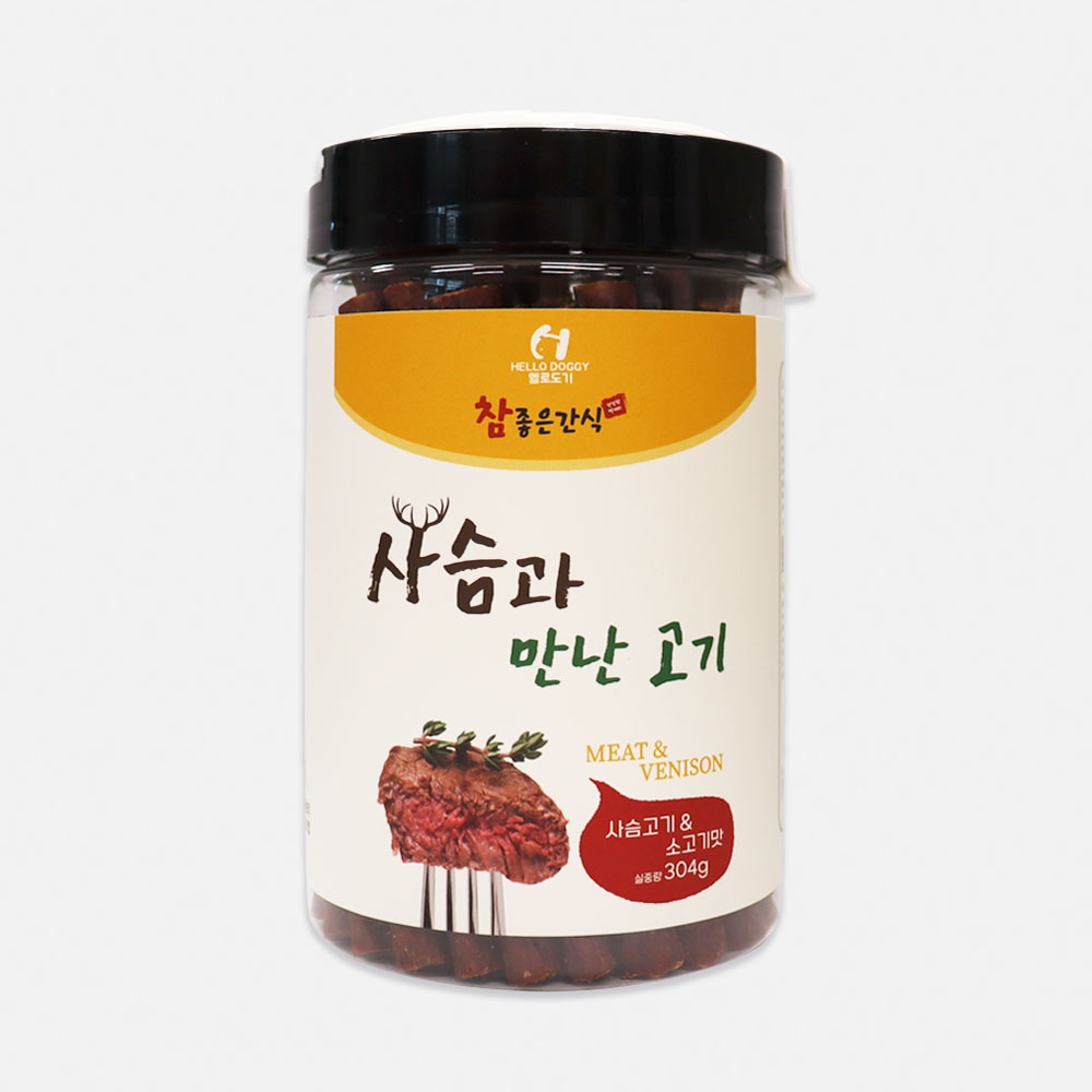 강아지 사료·간식 강아지사슴고기 사슴과만난소고기 304g 오늘의집 쇼핑