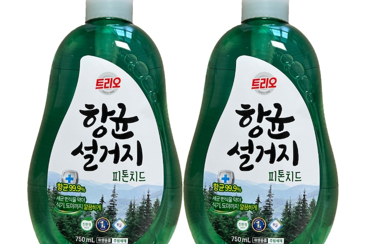 야채·과일세정제 항균설거지 피톤치드 주방세제 용기 750ml 2개 오늘의집 쇼핑