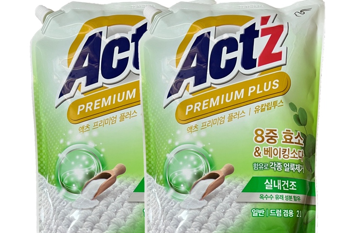 액체세탁세제 프리미엄 플러스 유칼립투스 실내건조 액체세제 리필 2l X 2개 일반드럼겸용 오늘의집 쇼핑